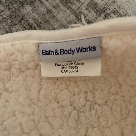 Bath & Body Works | Bedding | Bath Body Works Cream Sherpa Lambie Lamb ...